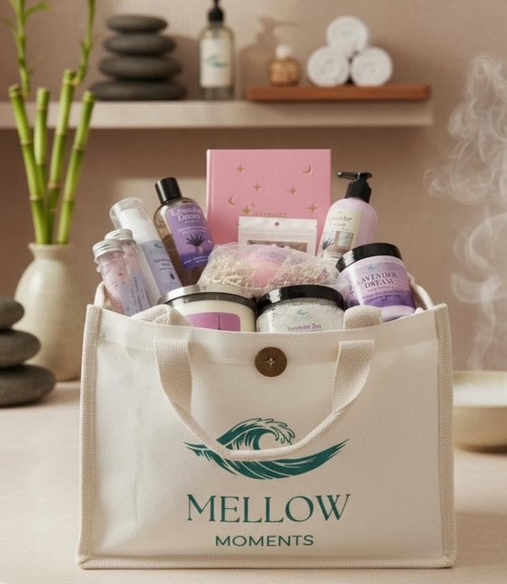 Lavender Luxe Self-Care Tote – Mellow Moments
